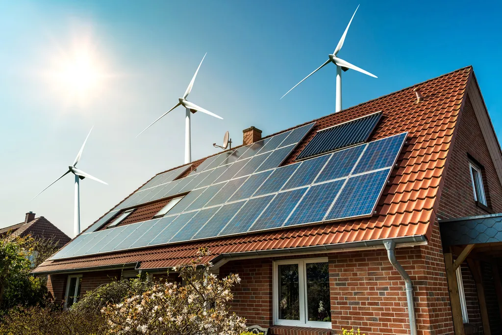 Solar, wind and geothermal energy improve housing efficiency ...